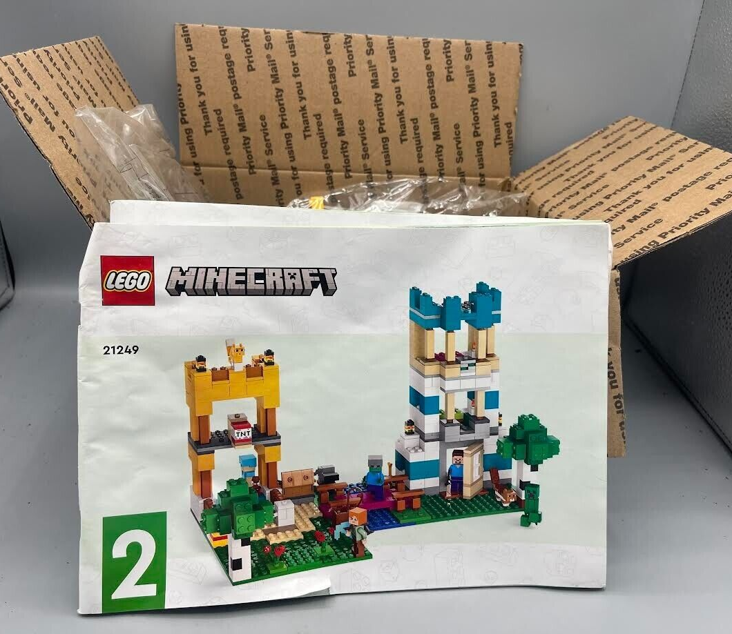 LEGO Minecraft: The Crafting Box 4.0 (21249) * NO BOX* Polybags Sealed ...