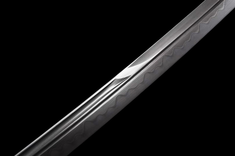 Double Edged Clay Tempered T10 Steel Katana Unokubitsukuri Sharp ...