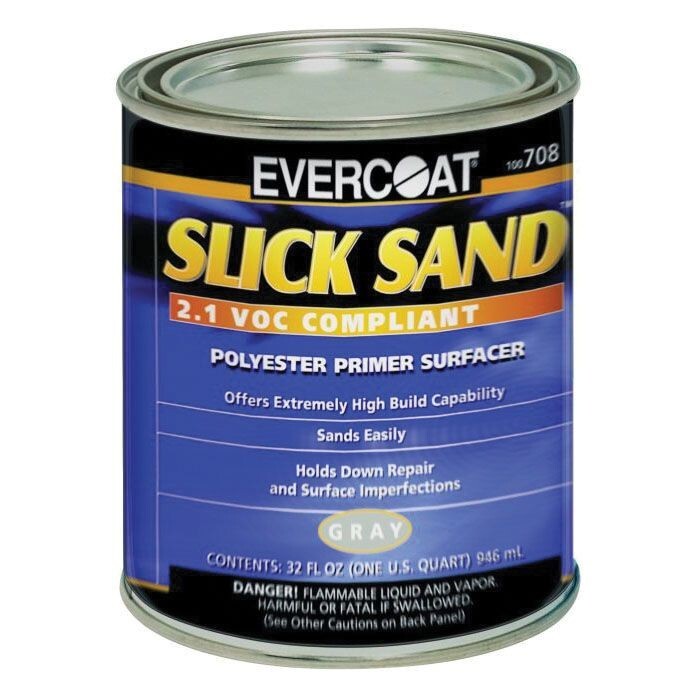 Evercoat 708 Slick Sand Polyester Primer Surfacer, Quart (FIB-708) | eBay