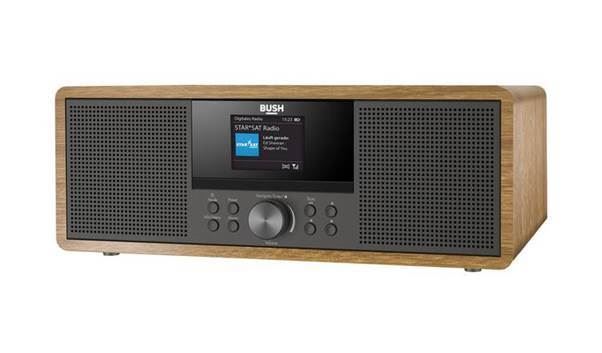 NEW Bush CD Bluetooth DAB+ / FM Radio with Colour TFT Screen - Wood ...