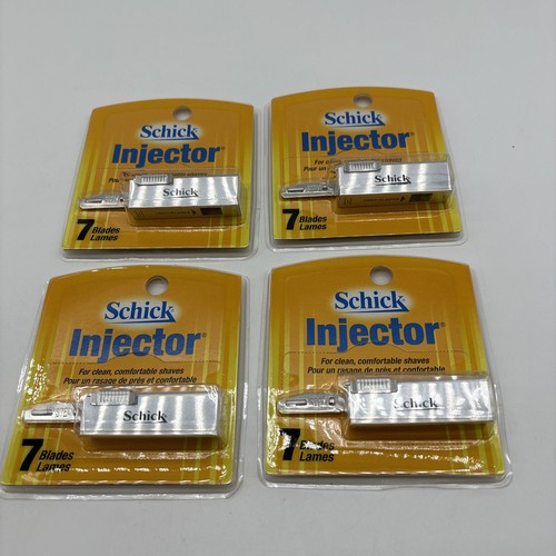 Schick Injector Single Edge Refill Blades 7 Ct 1 Ea (4 pack) | eBay