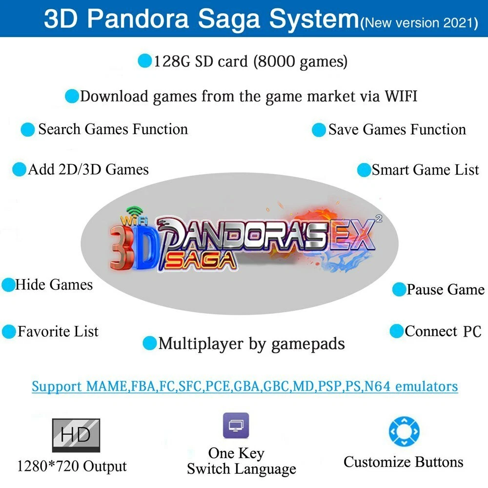Jogos de 8000 em 1 】 Jogos de Pandoras 3D Arcade - Suporte a Jogos - verloop.io