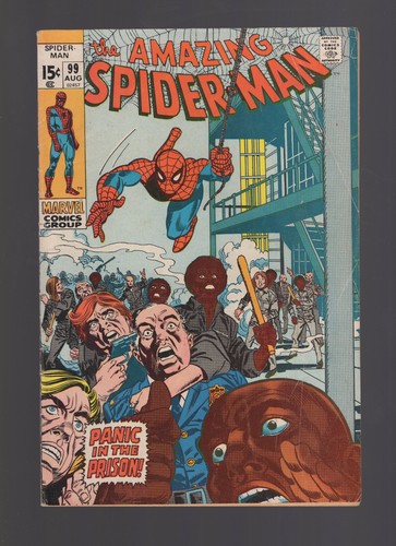 Amazing Spider-Man #99 - Prison Riot Issue - Romita Artwork - Lower ...