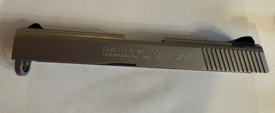 USED OEM SMITH & WESSON SW9VE SLIDE BARREL LOWER PARTS TRIGGER SLIDE | eBay