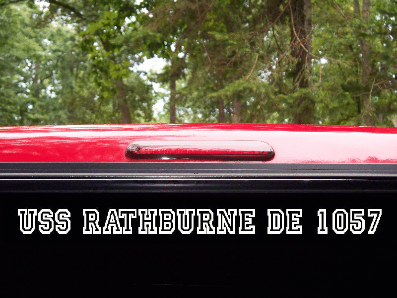 USS RATHBURNE FF 1057 DE 1057 Decal U S NAVY USN Military S01 | eBay