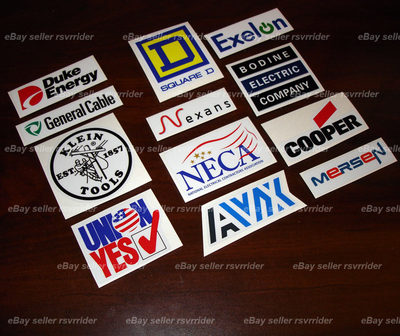 electrical worker contractor hardhat decal sticker union electrician | eBay
