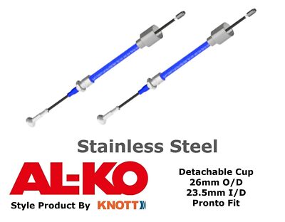Alko Type 247288 S/Steel Long Life Pronto Trailer Axle Brake Cables ...