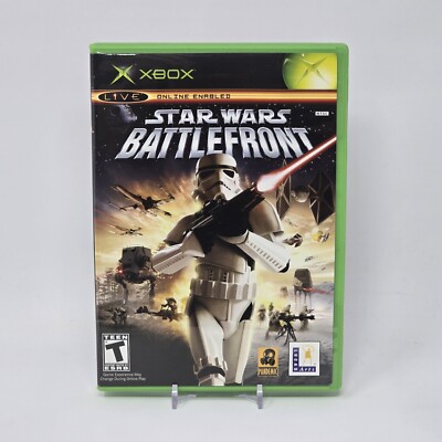 Star Wars: Battlefront (Original Xbox) Black Label Case & Disc TESTED ...