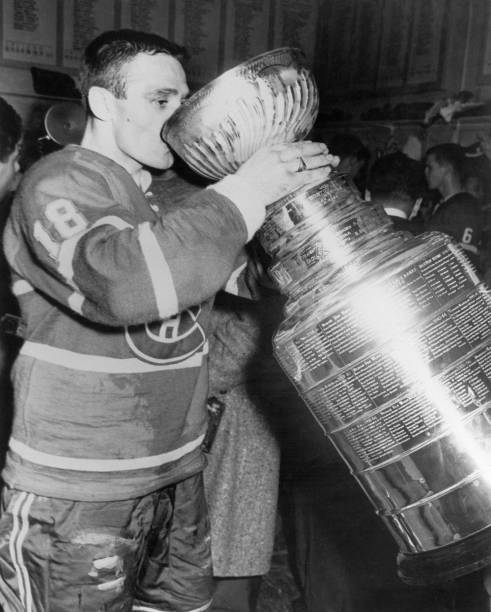 1950s Marcel Bonin Of The Montreal Canadiens 1 Ice Hockey Old Photo ...