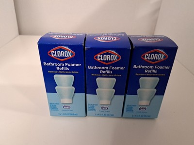 3 Boxes Clorox Refillable Concentrate Spray Bathroom Foamer Refills New ...