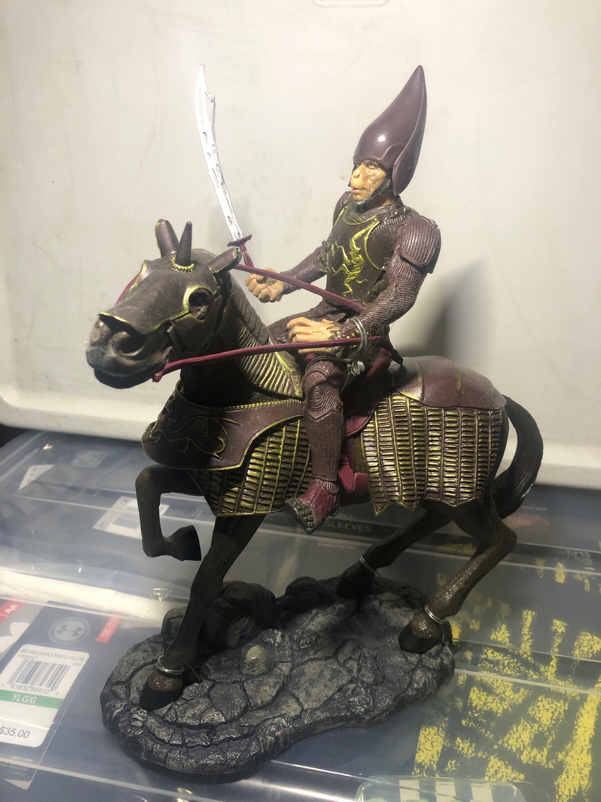 Planet Of The Apes Thade Figure Battle Stead Horse Armor Movie 2001 ...
