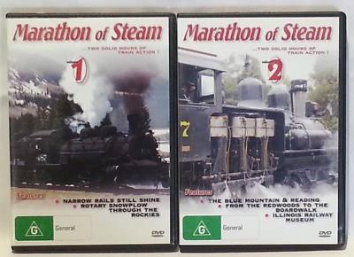 MARATHON OF STEAM - DVD - Volume 1 & 2 | eBay Australia