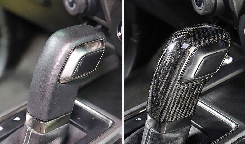 Real Carbon Fiber Gear Shift Knob Cover Trim For Ford F150 Raptor 2019 ...