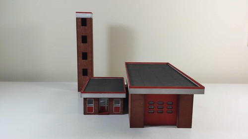 OO Gauge Fire Station Kits for Model Railways - Includes low relief ...