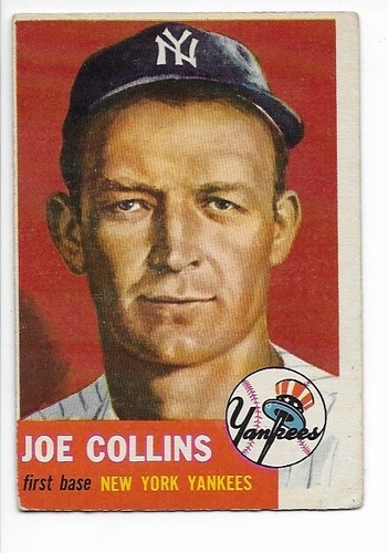 1953 Topps #9 Joe Collins - VG+/EX - New York Yankees | eBay