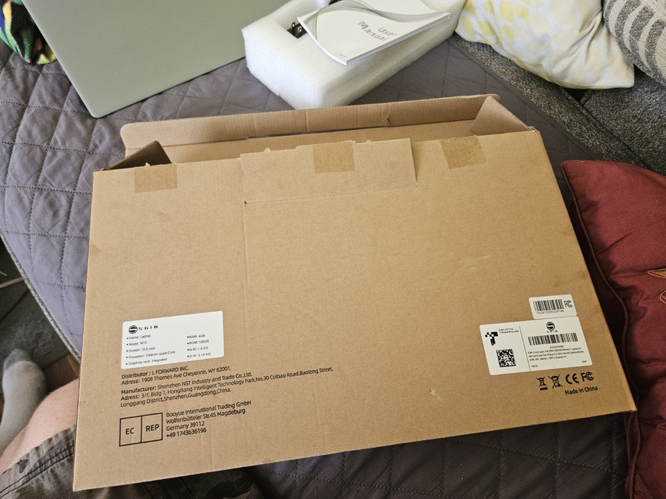 SGIN M15 Laptop 15.6 Inch, 4GB DDR4 128GB SSD Windows 11 *See Pictures ...