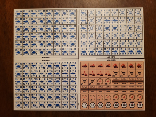 Avalon Hill Panzer Leader Blitz Arab Israeli counters | eBay