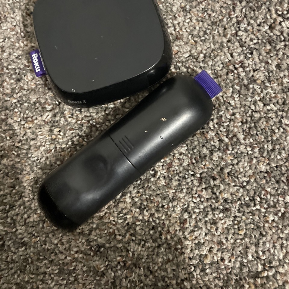 Roku 3 3rd Gen Media Streaming Player Model 4200X + Remote & Power ...