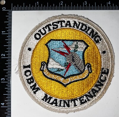 Cold War USAF US Air Force Outstanding ICBM Maintenance Patch | eBay
