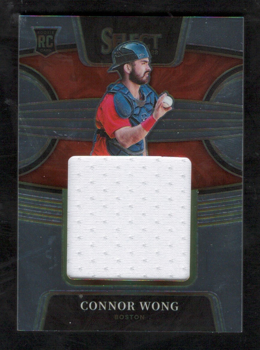 Connor Wong Relic 2022 Select Rookie Jumbo Swatch #18 Baseball Card | eBay