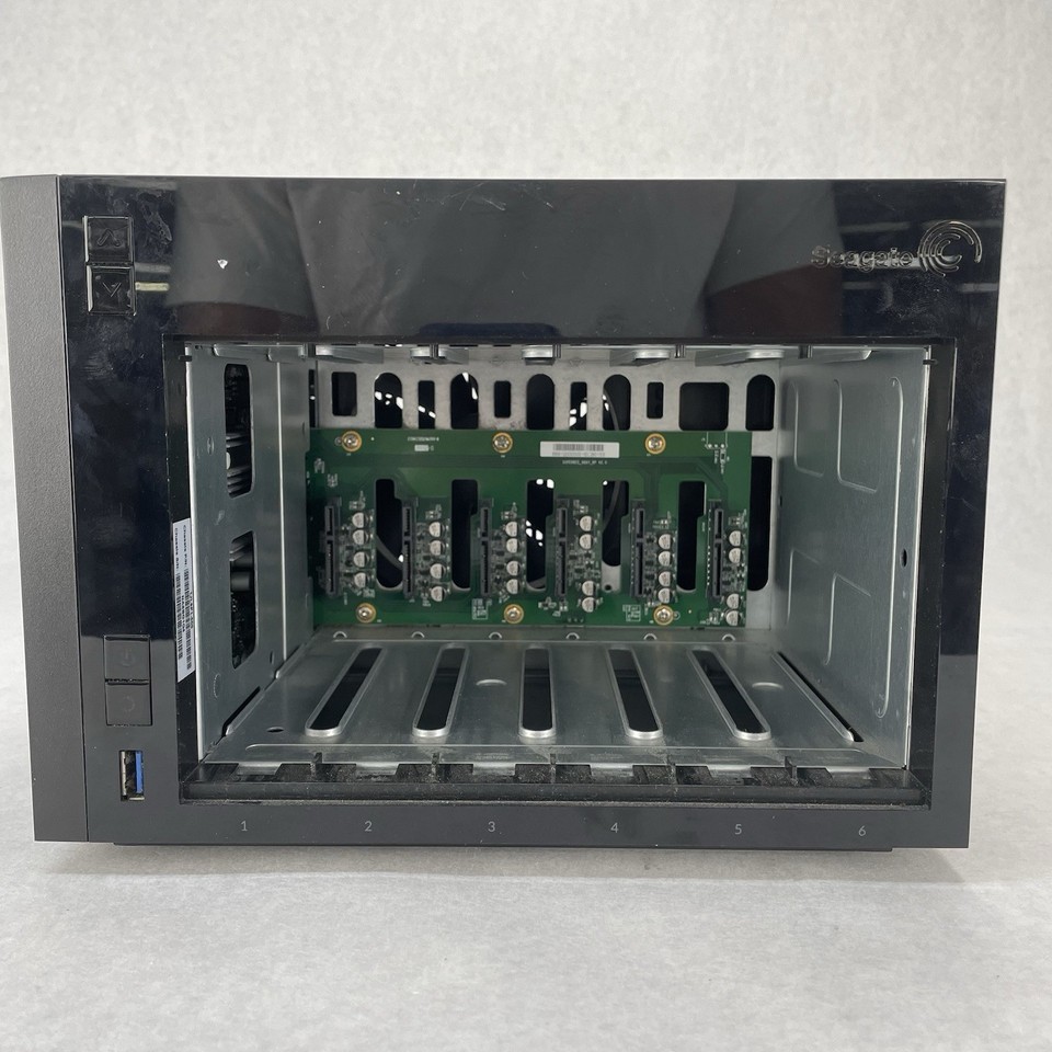 Seagate NAS Pro 6BAY STDF100 NAS Array No HDDs No Bays Untested Parts ...
