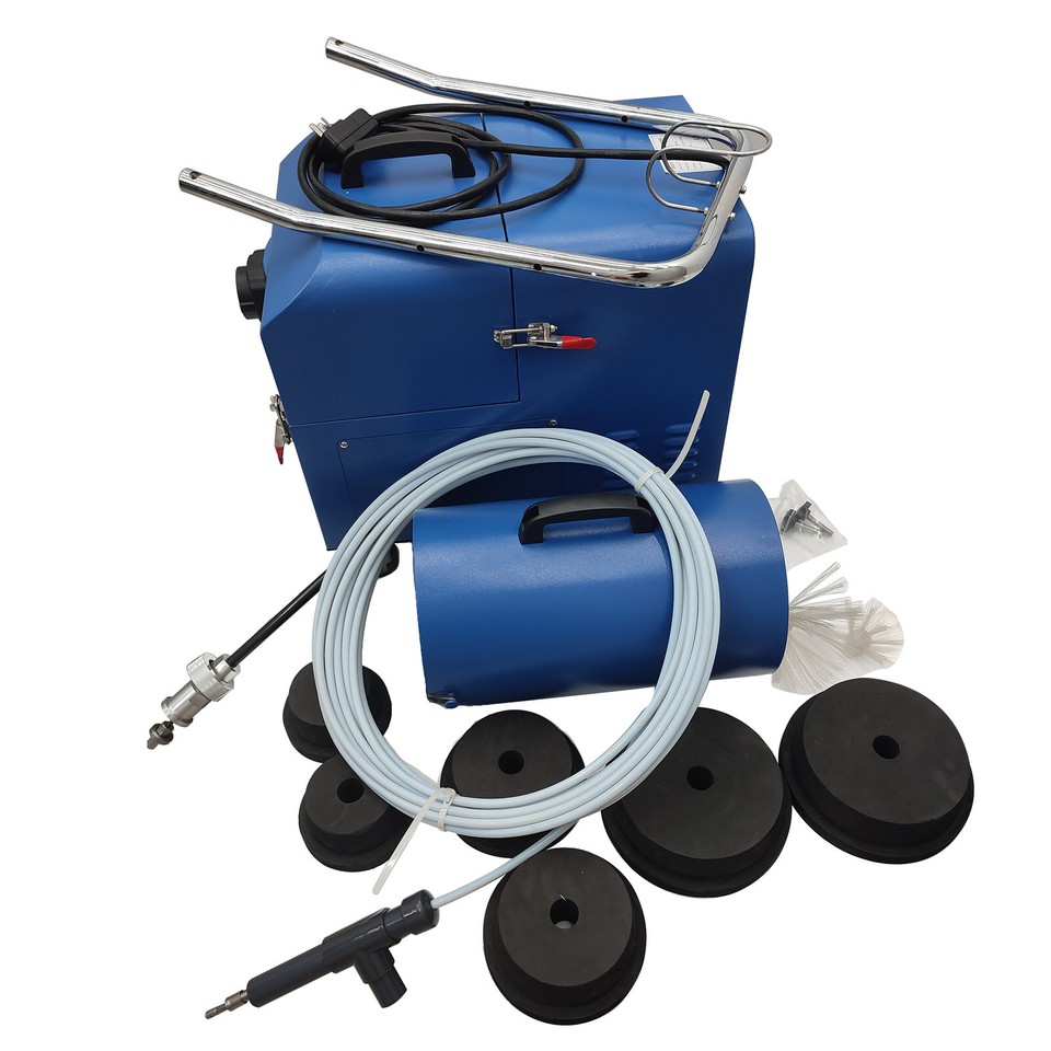 110V Rotary Brush Duct Pipe Cleaning Machine,1.97"-7.87" Air Duct ...
