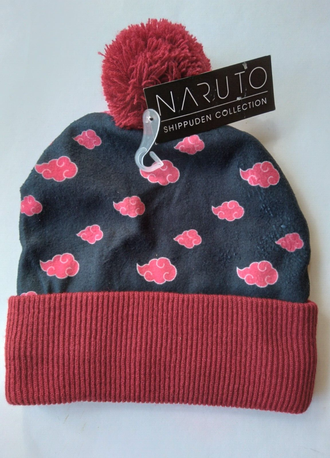 Naruto Shippuden Itachi Akatsuki Shinobi Cloud Cuffed Pom Beanie Youth ...