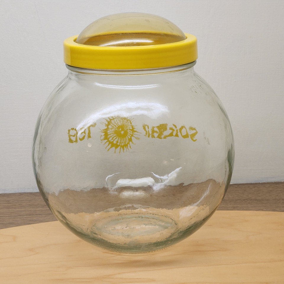 Solar Tea Glass Jar Pitcher With Domed Lid for Brewing Tea in The Sun ...