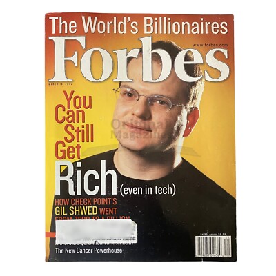 Forbes Magazine March 18, 2002 Gil Shwed Cover, Steve Forbes VG | eBay