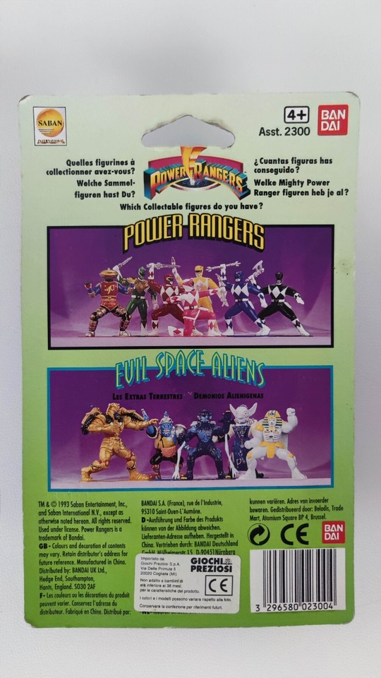 Baboo Evil Space Alien Power Rangers Mini Action Figure Collectable ...