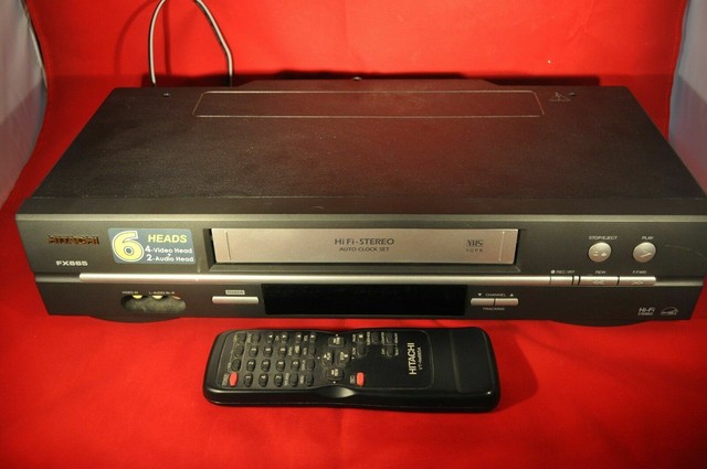 Hitachi Vt-fx665a 6 Head Stereo VCR Video Cassette Recorder VHS Player ...