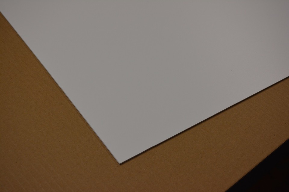 PVC FOAM BOARD KOMATEX, SINTRA, SHEET WHITE 1/8" x 48" x 24" | eBay