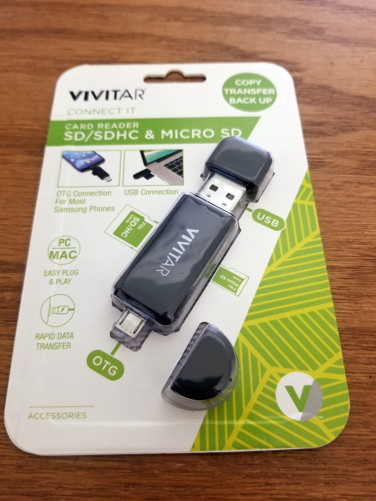 Vivitar USB 2.0 Digital SD Card Reader VIVCR46N-NOC for sale online | eBay