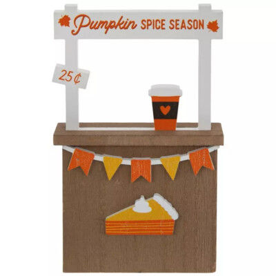 HL Fall Decor - Mini Tabletop Tier Tray Apple Pie Booth | eBay