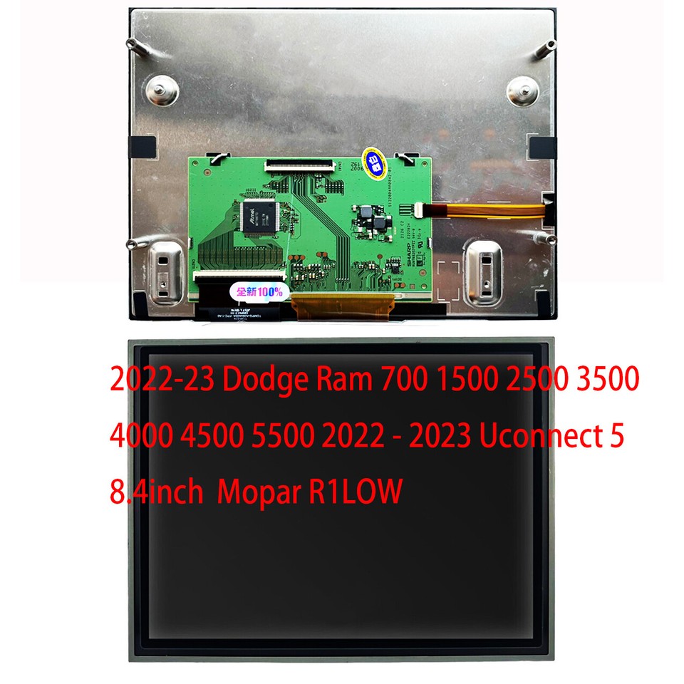 REPLACEMENT 8.4" Uconnect 5 LCD Touch Screen 2022-23 Dodge Ram 700 1500 ...