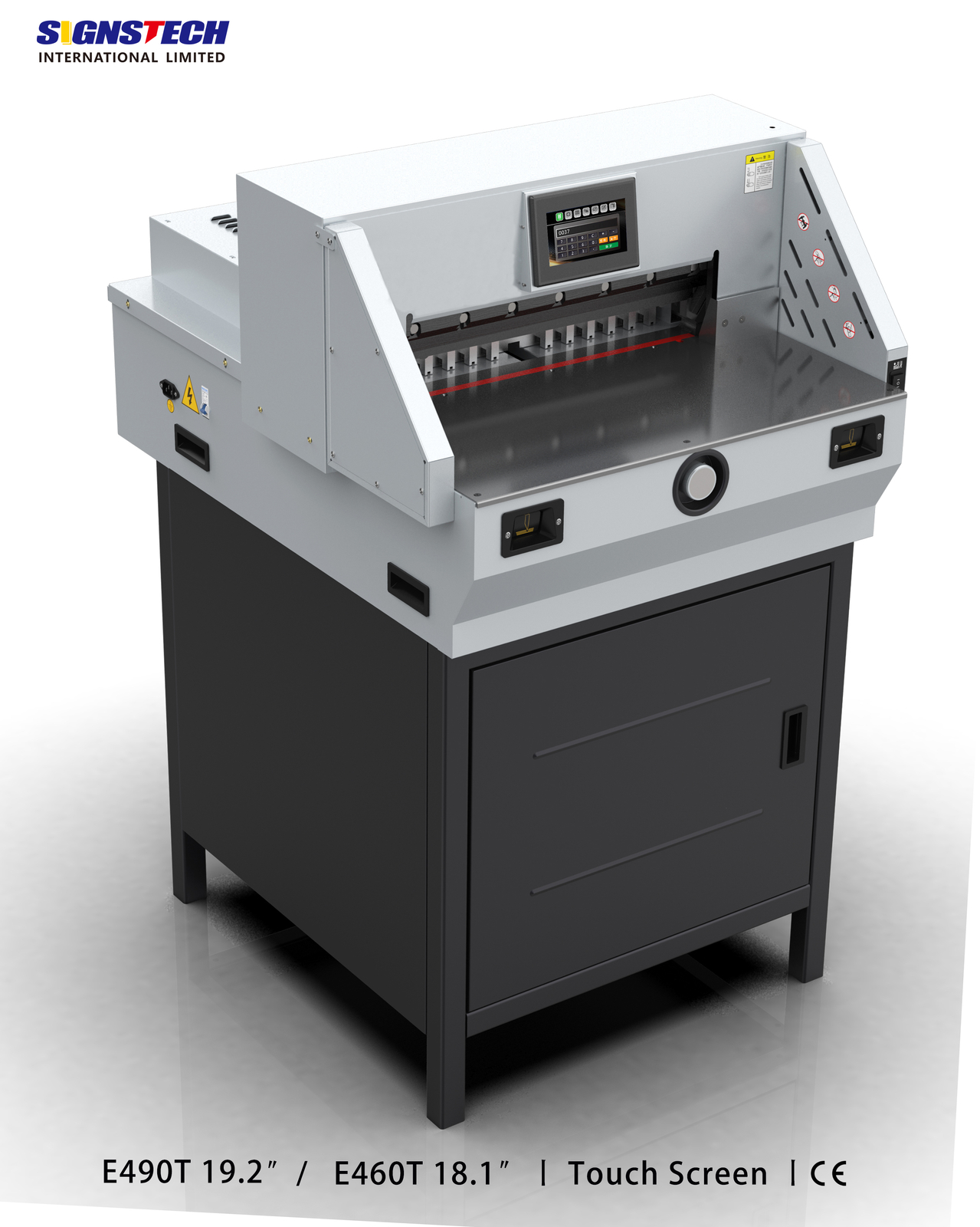 460mm 18.1" Digital Paper Guillotine Cutter Stack Cutting Trimmer ...