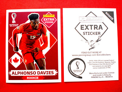Panini FIFA ⚽ WM 2022 QATAR Legend EXTRA STICKER Alphonso DAVIES ...