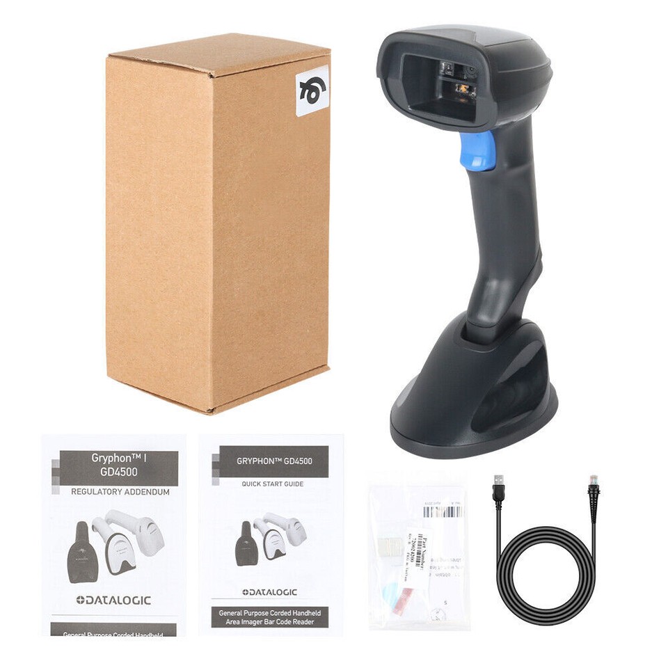 Datalogic Gryphon GD4590 1D 2D Laser Barcode Scanner USB Wired Handheld ...