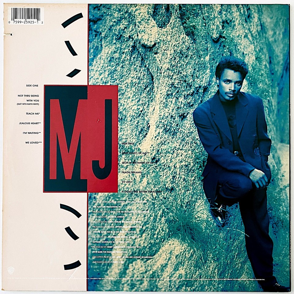 MICHAEL JEFFRIES - MICHAEL JEFFRIES - 1989 US RELEASE - VINYL LP ALBUM ...