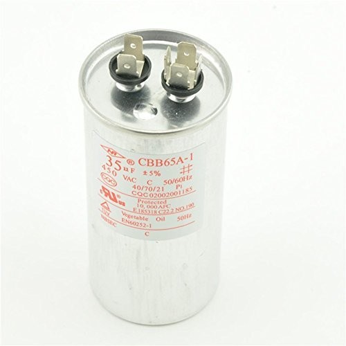 Capacitor AC 450V 35uF 50/60Hz Air Conditioner Motor Run CBB65A-1 CBB65 ...