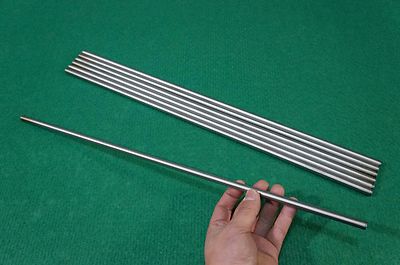 9mm Dia Grade 5 Titanium Round Rod .354" x 20" Ti 6al-4v Metal Alloy ...