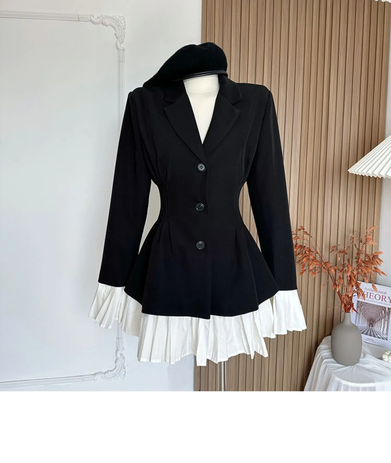 Women Patchwork Jacket Blazer Outwear Coat Oversize Formal Occasion | eBay