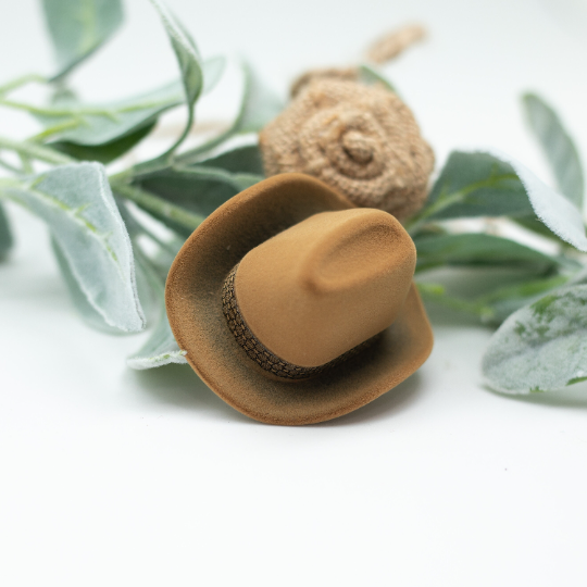 Cowboy Hat Ring Box Earring Box Jewelry Box Gift Box Engagement Wedding ...