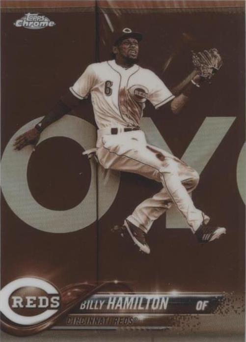 2018 Topps Chrome - Billy Hamilton #15 Sepia Refractor for sale online ...