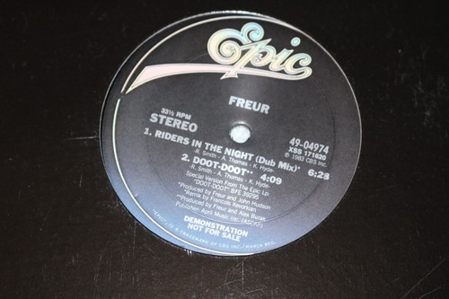 Freur Riders In The Night 12" 1983 US PROMO MINT Single Epic 49 04974 ...