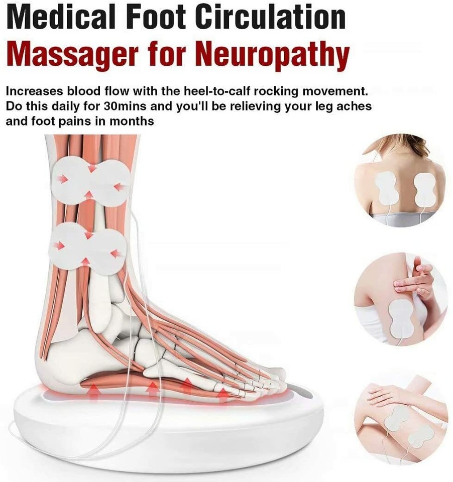 Medical EMS and TENS Foot Legs Circulation Machine Electrical Pulse ...
