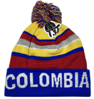 COLOMBIA Pompom Plush Lining Knit cap Beanie Knitted Warm Ski Winter ...