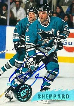Ray Sheppard autographed Hockey Card (San Jose Sharks) 1995 TSC #215 | eBay