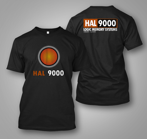 Urbana Illinois Hal 9000 Memory Systems a Space Odyssey - custom t ...