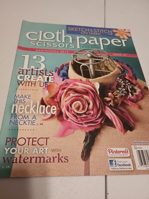 Cloth.Paper.scissors Issue 47/March/April 2013 | eBay